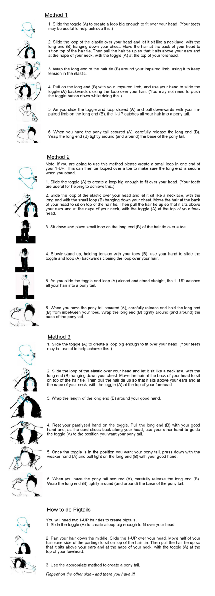 1-up Hair Tie - The Active Hands Company